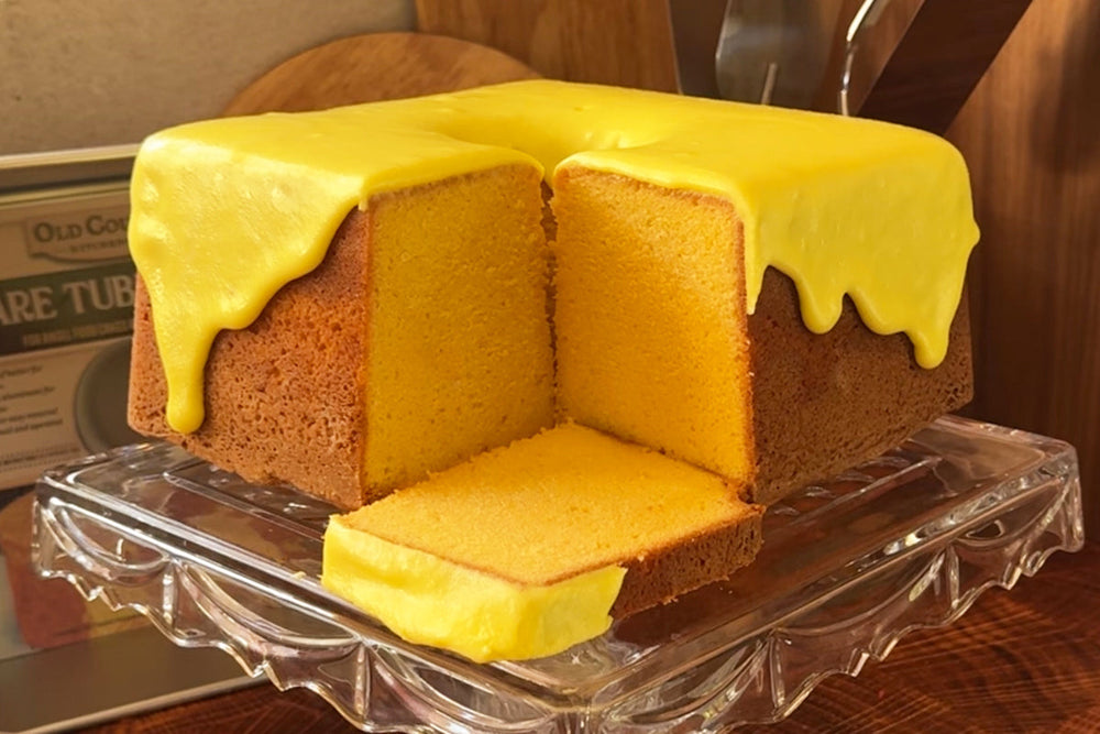 Mile High Powdered Sugar Pound Cake – Old Country Kitchenware